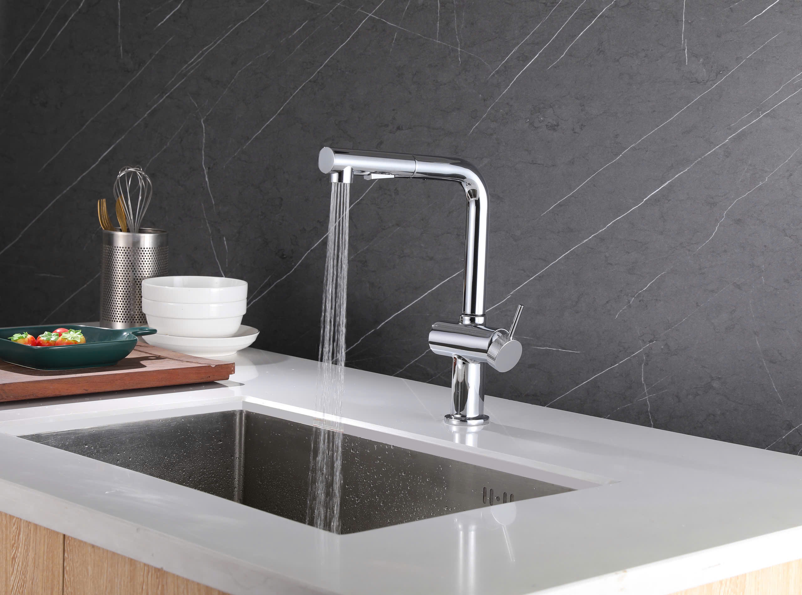 Vòi rửa bát rút KV - 3501R